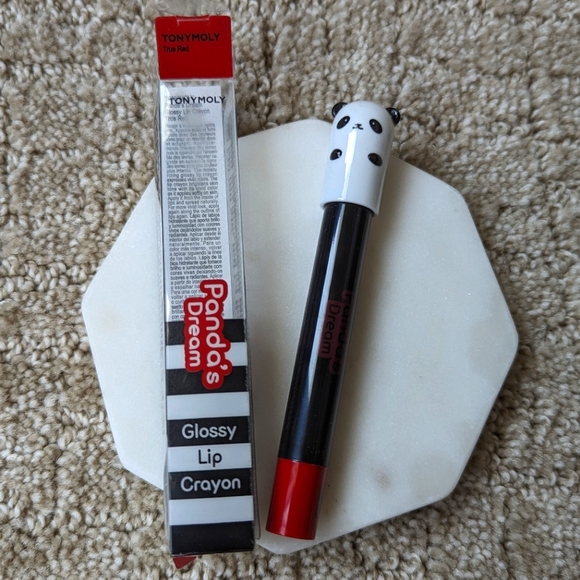 tonymoly | Makeup | Tonymoly Pandas Dream Glossy Lip Crayon In True Red ...